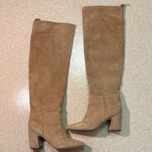 Sam Edelman | Shoes | Sam Edelman Tan Over The Knee Boots | Poshmark
